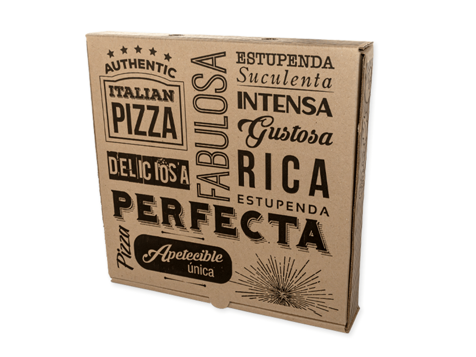 Caja de pizza 30×30 cm Impresión Genérica | Pizza cajas